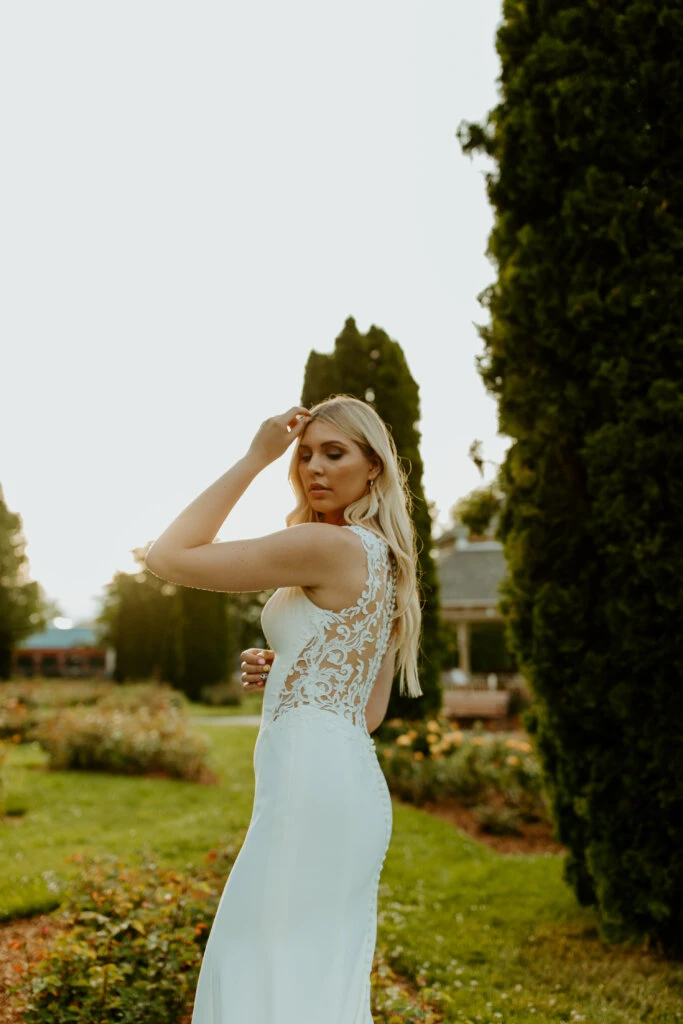 Elegance Meets Modesty: High Neck Modest Wedding Dresses - Pretty Happy ...