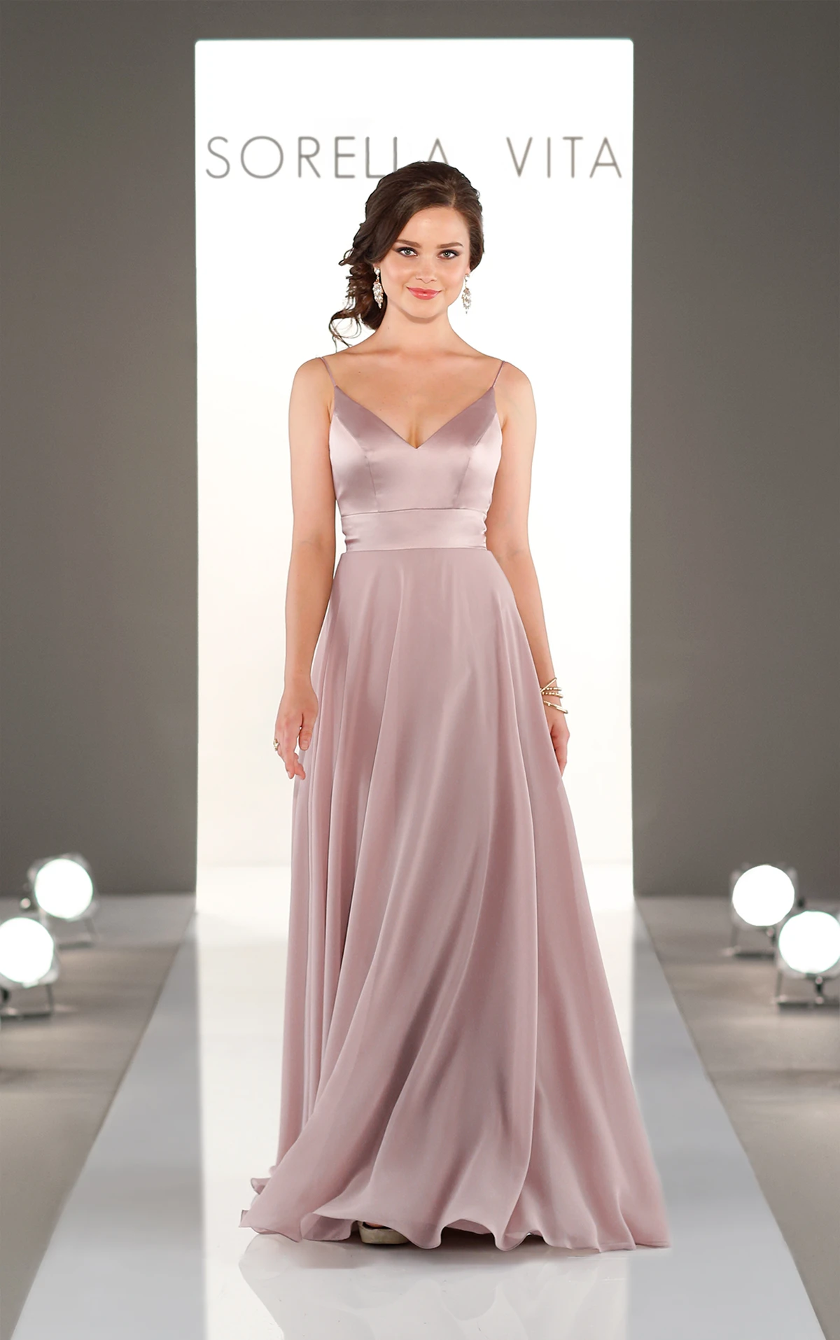 Mixed Fabric Bridesmaid Dress | Sorella Vita Bridesmaid Dresses