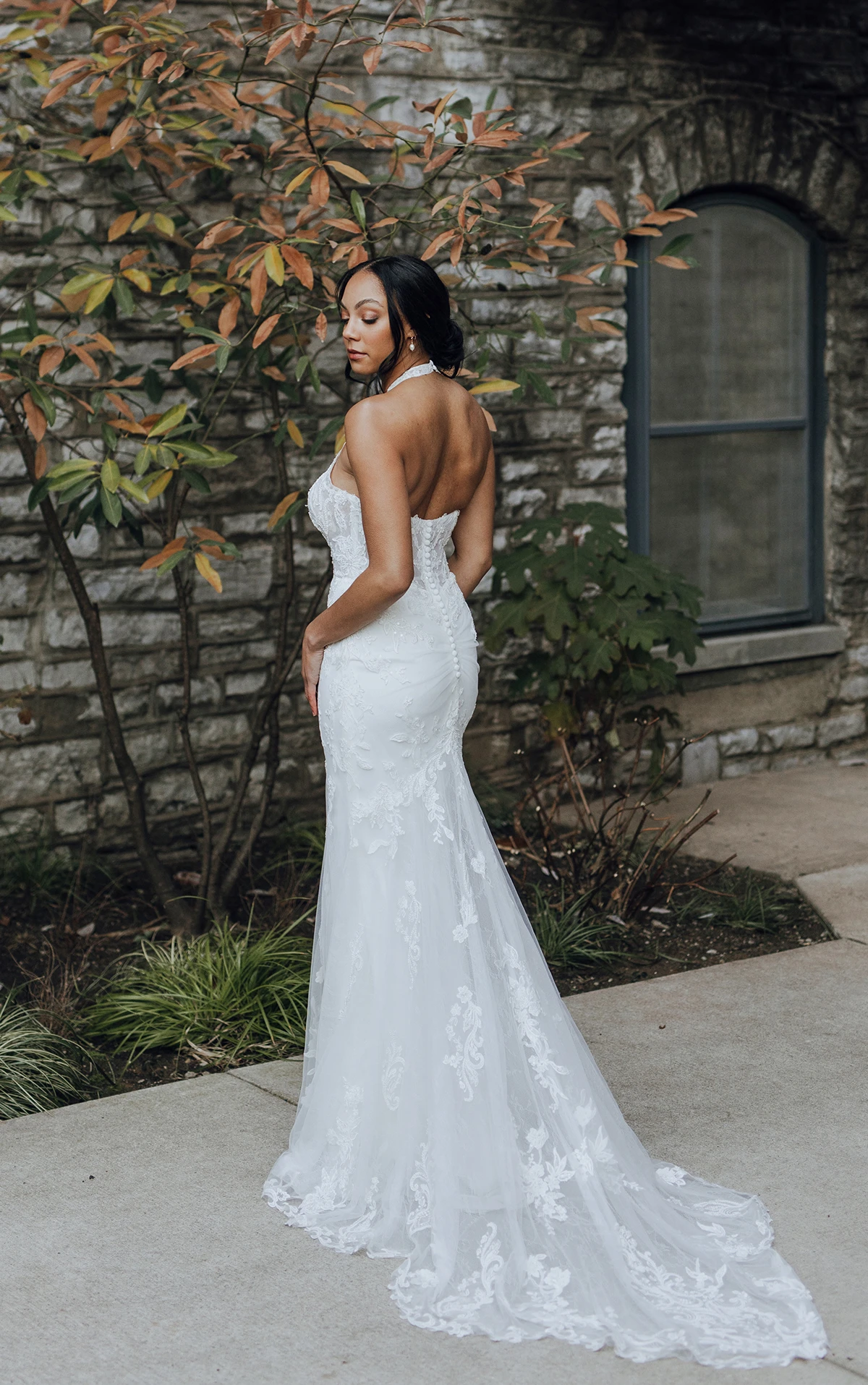 Sexy Halter Wedding Dresses Halter Straps Sexy Wedding Dress With